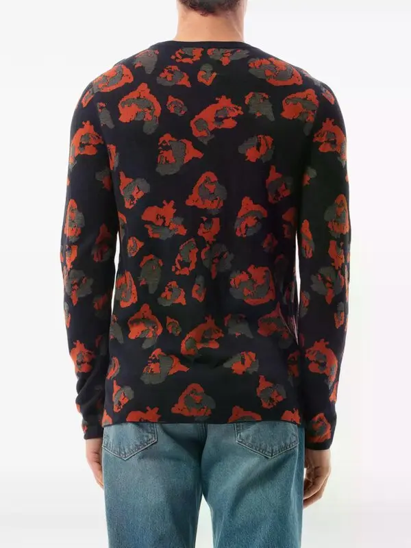 LANVIN Leopard Jacquard Sweater