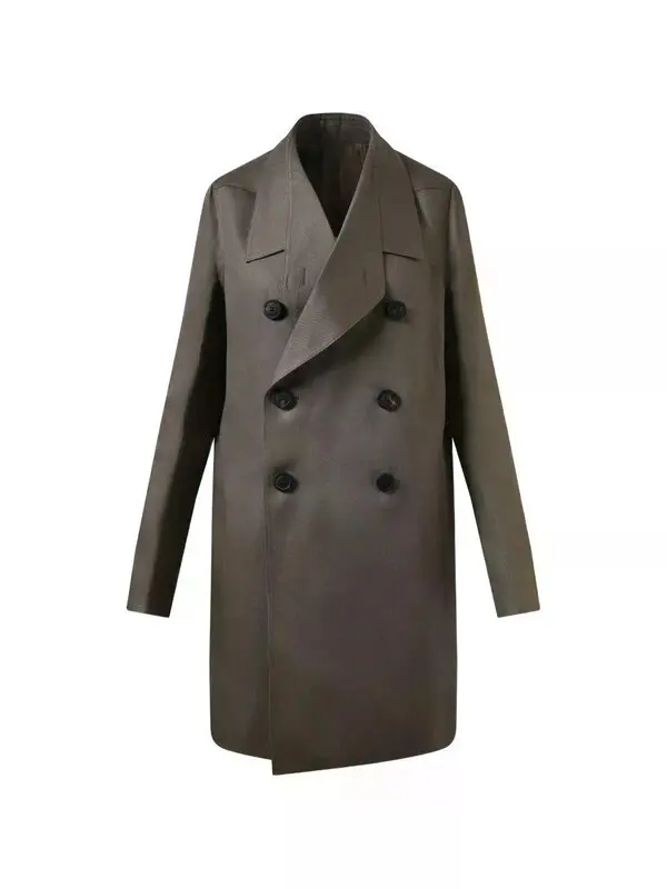 Rick Owens Officer Double-breasted Coat