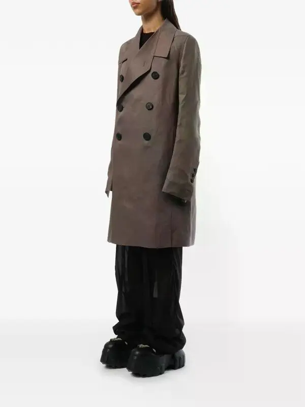 Rick Owens Officer Double-breasted Coat