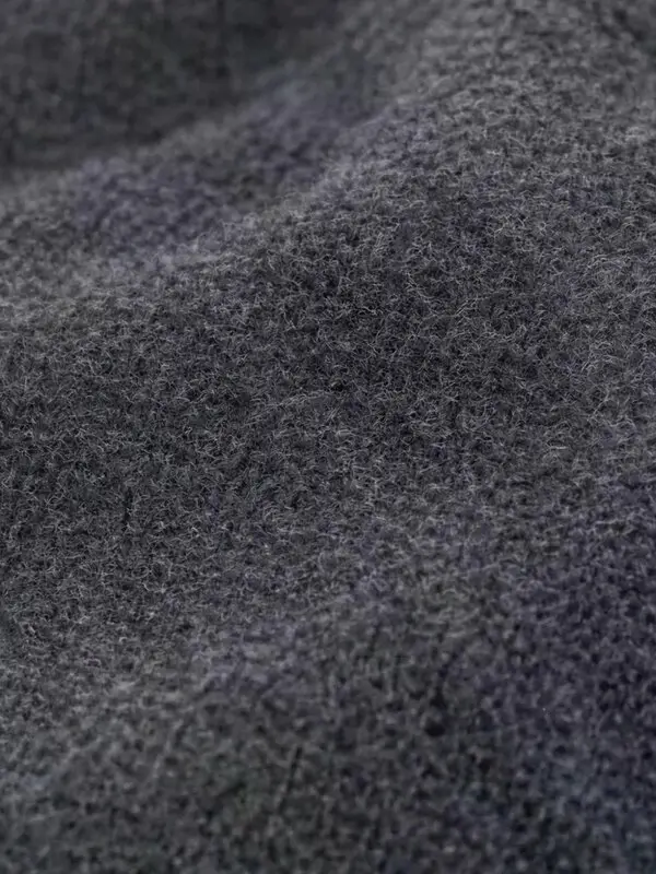 FORTELA Shetland Wool Crew Neck Sweater - Grey