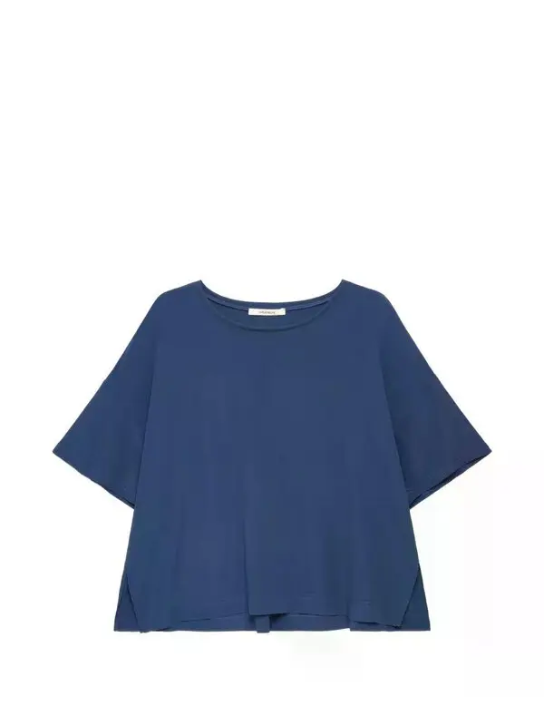 Malìparmi Maliparmí Flounce-back Crepe T-shirt - Blue