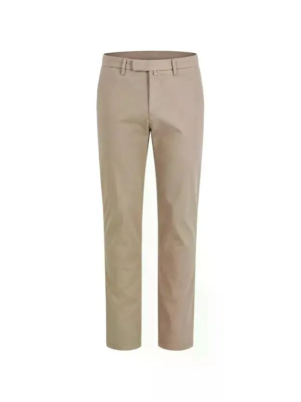 BRIGLIA 1949 Brushed Cotton-blend Trousers - Neutrals