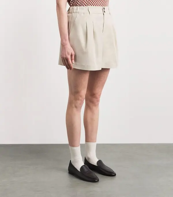 Varley Tansy Tailored Shorts - Ivory