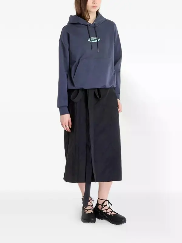 Patagonia Logo Print Drawstring Hoodie