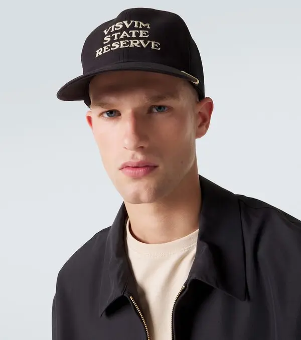 Visvim Logo Cotton Baseball Cap