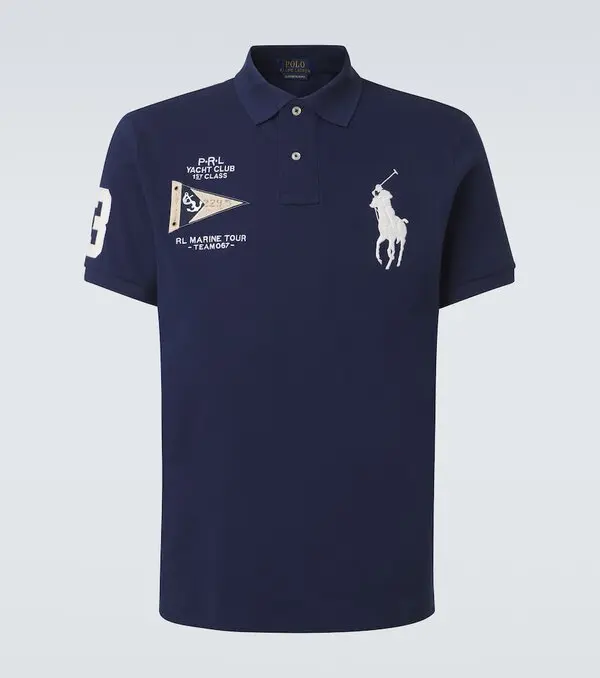Polo Ralph Lauren Embroidered Cotton Polo Shirt
