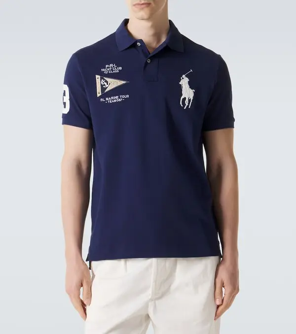 Polo Ralph Lauren Embroidered Cotton Polo Shirt