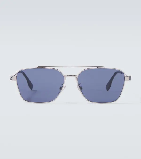 Fendi Sky Navigator Sunglasses - Silver