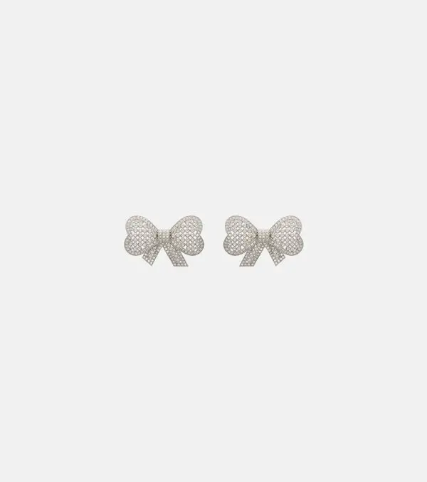 Valentino Garavani Trop Chou Swarovski®-embellished Earrings - Silver