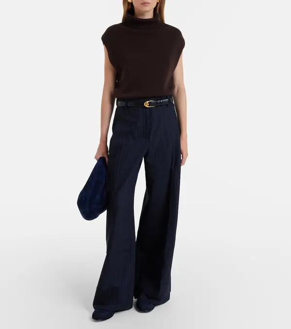 JIMMY CHOO Ellis Suede Loafers - Blue