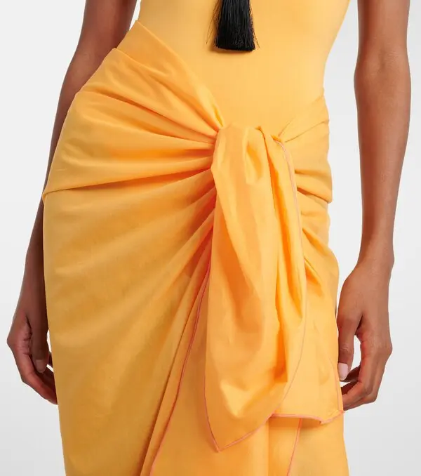 ERES Cabine Cotton Beach Cover-up - Yellow