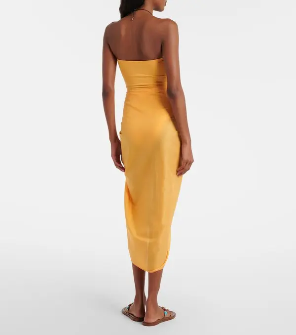 ERES Cabine Cotton Beach Cover-up - Yellow