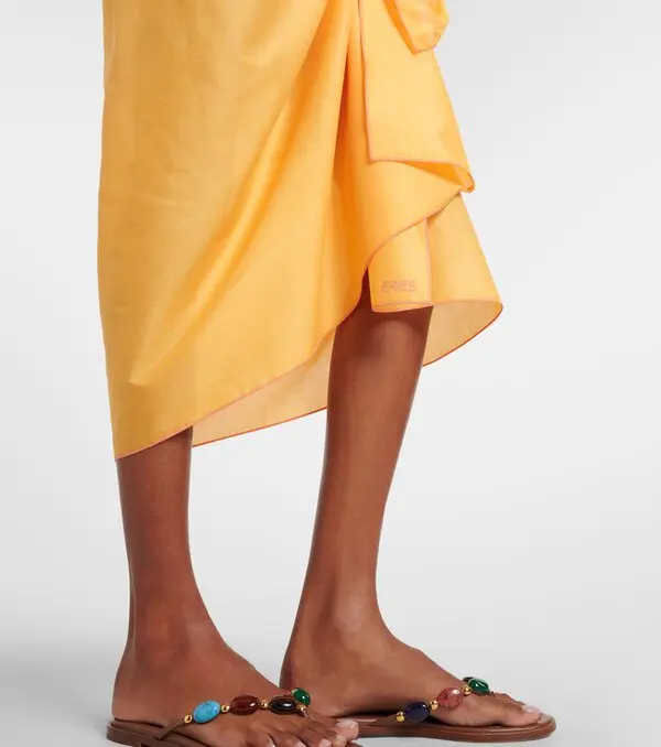 ERES Cabine Cotton Beach Cover-up - Yellow