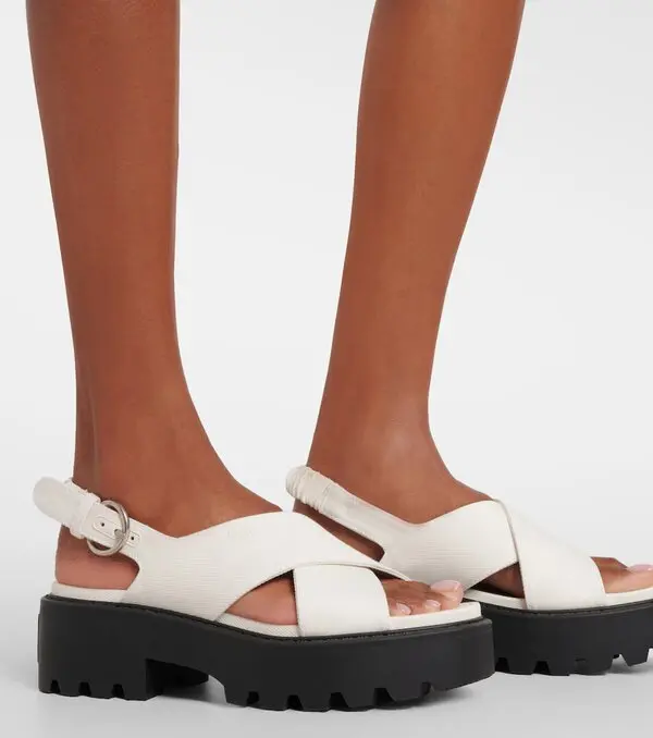 Miu Miu Platform Slingback Sandals