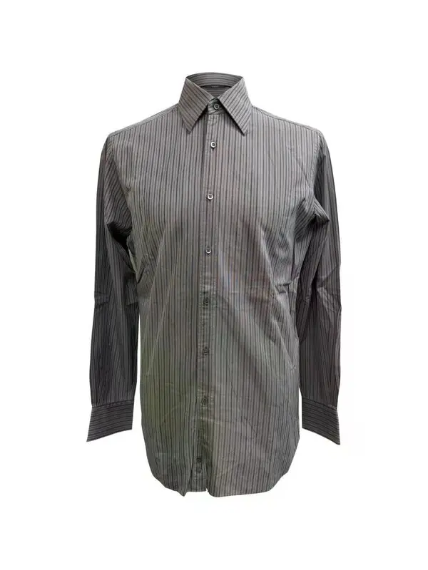 Gucci Striped Button-down Shirt - Grey