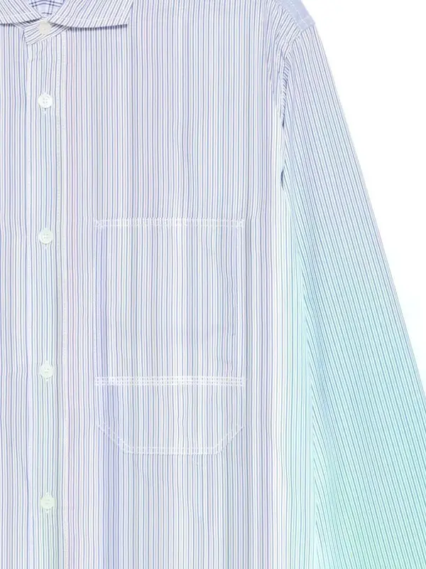 Junya Watanabe Vertical-stripe Patch-pocket Shirt
