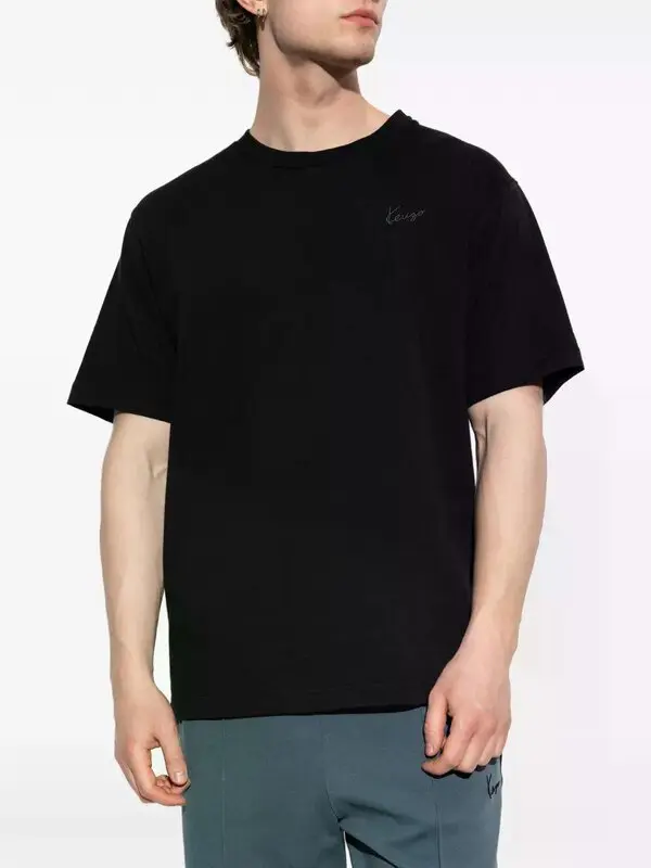 Kenzo Logo-embroidered T-shirt