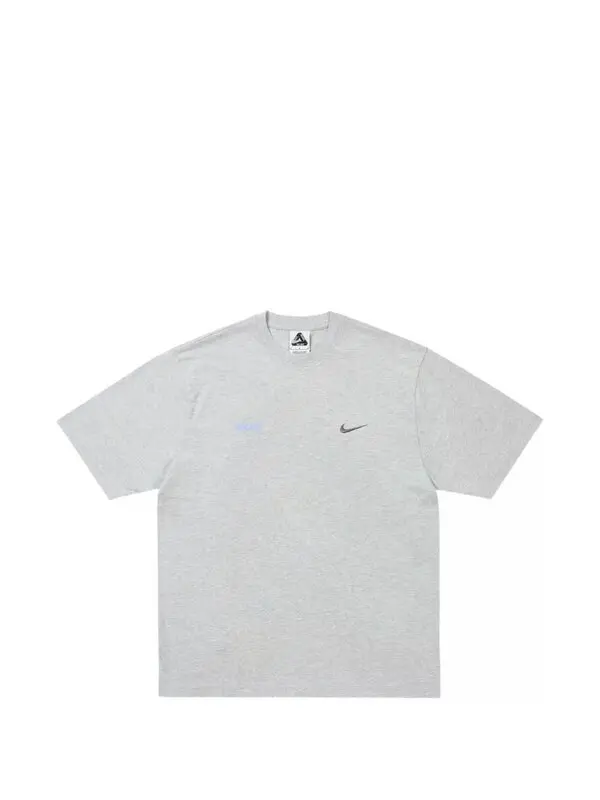 PALACE X Nike Swoosh-print T-shirt - Grey