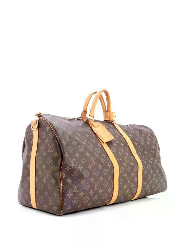 LOUIS VUITTON Keepall Bandouliere Monogram Canvas 55 Travel Bag