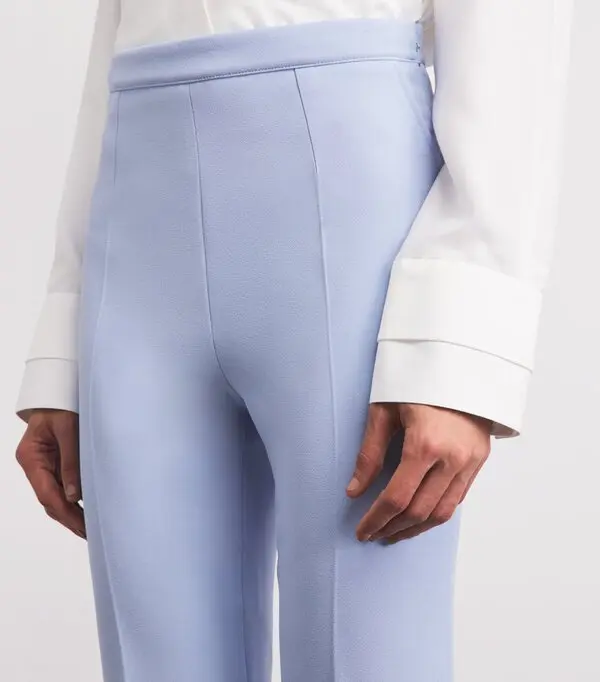 Safiyaa Alexa Flared Crepe Trousers