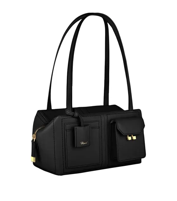 Chopard Ice Cube Leather Shoulder Bag