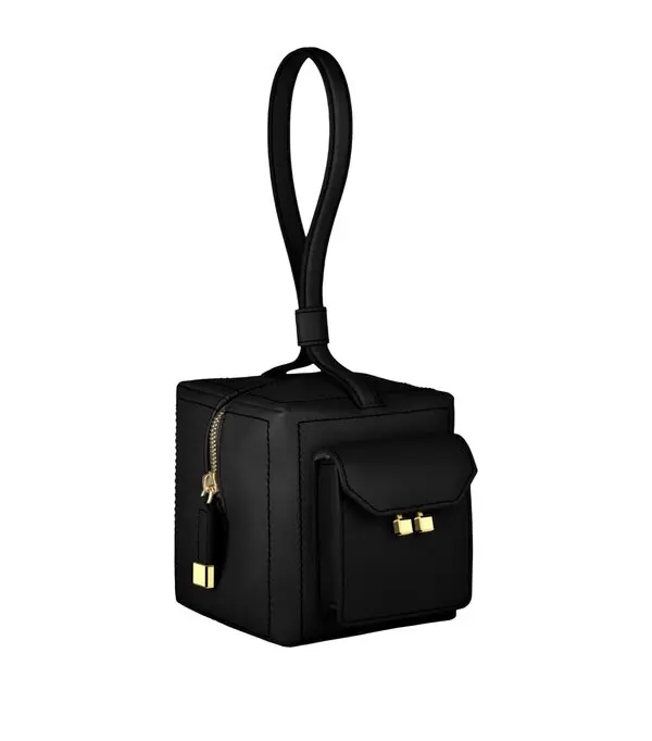 Chopard Mini Leather Ice Cube Top-handle Bag