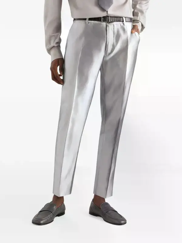Dolce & Gabbana Silk Shantung Trousers