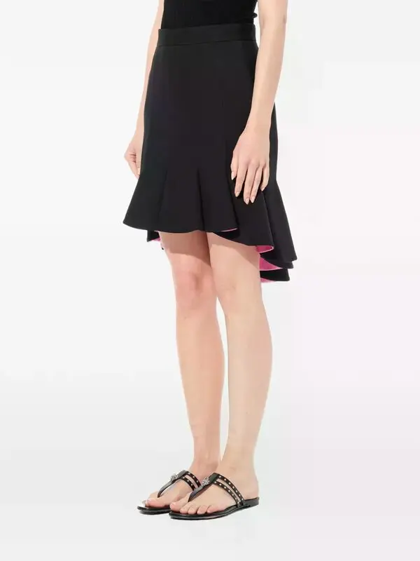 Alexander McQueen High-low Pleated Mini Skirt