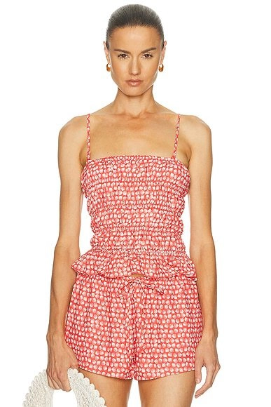 Solid & Striped The Delilah Top - Shell Print
