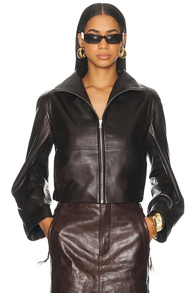 Nour Hammour Etienne Leather Jacket