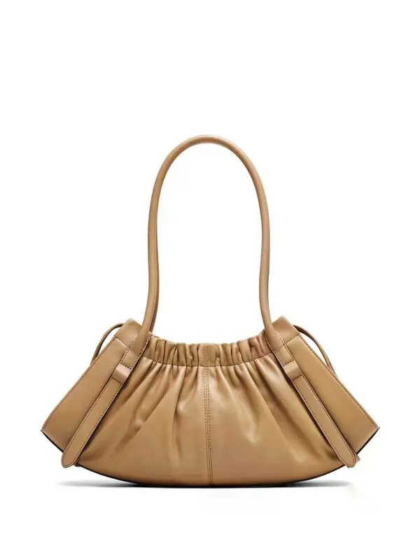 Marc Jacobs Cristina Leather Shoulder Bag - Neutrals