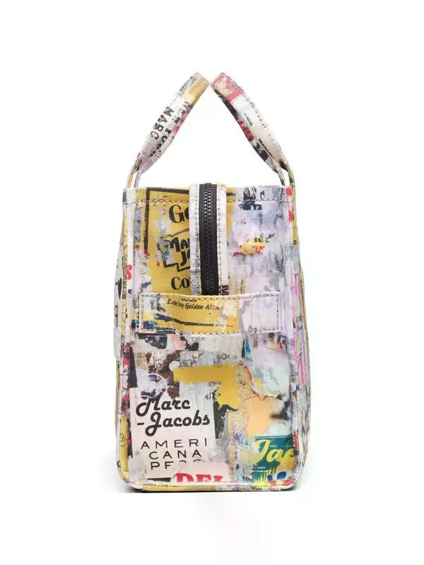 Marc Jacobs Medium The Pop Americana Canvas Tote Bag - Neutrals