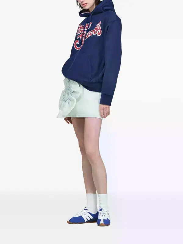 Marc Jacobs Logo Print Hoodie - Blue