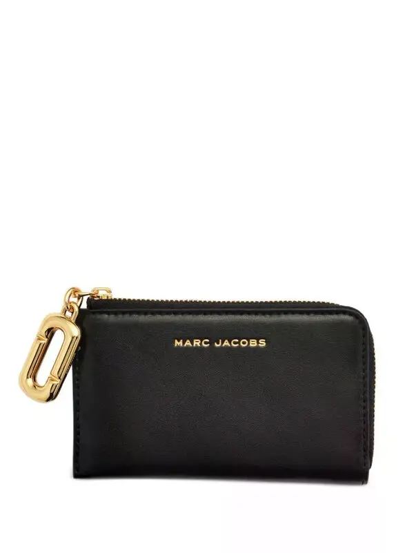 Marc Jacobs The Pop J Marc Leather Wallet - Black