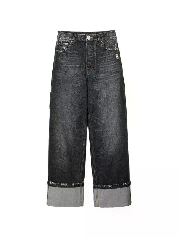 Marc Jacobs Logo-appliqué Jeans - Grey