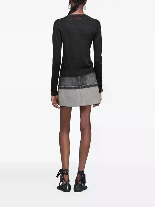 Marc Jacobs Tattoo Appliqué Cardigan - Grey