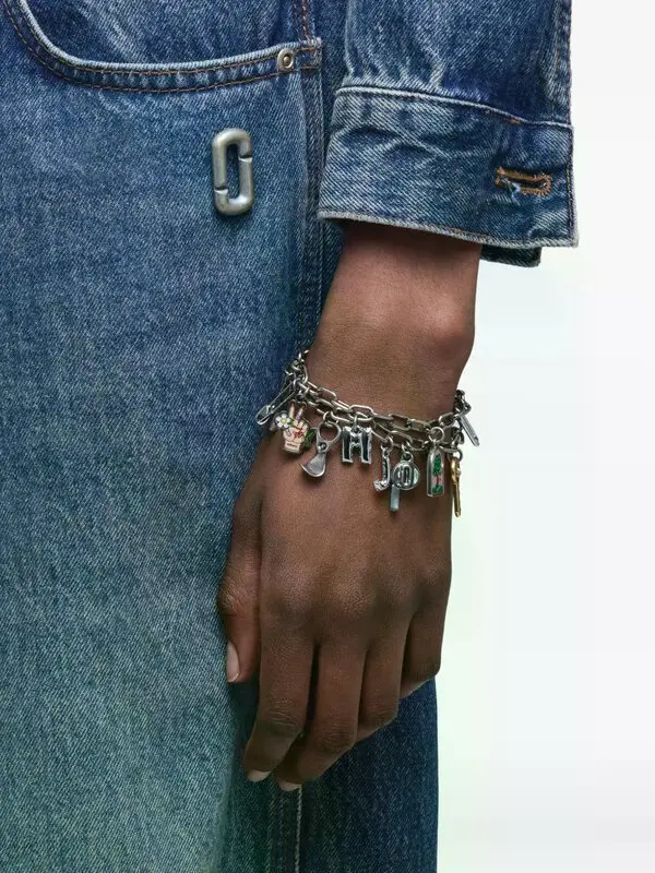 Marc Jacobs The Pop Americana Charm Bracelet - Silver