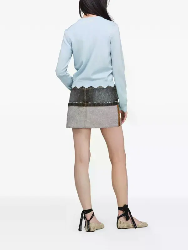 Marc Jacobs Scallop Trim Cardigan