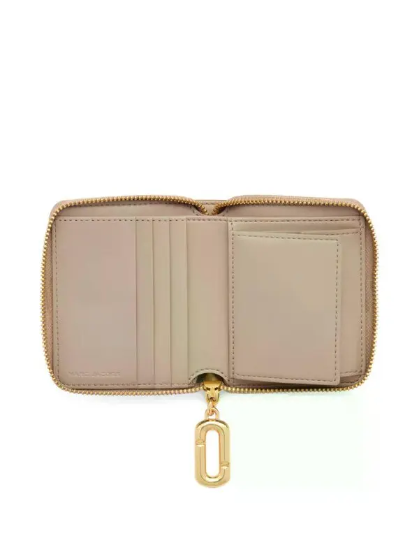 Marc Jacobs The Pop J-marc Slim Wallet - Neutrals