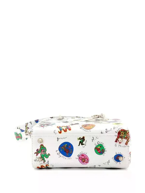Dior Lady Bag Printed Leather Small Satchel
