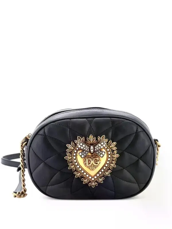 Dolce & Gabbana Quilted Leather Camera Bag - Black