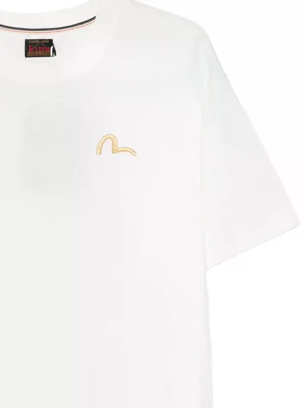 EVISU Logo-embroidered T-shirt