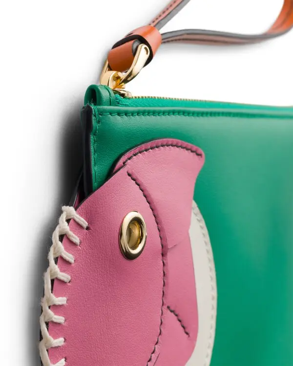 Prada Leather Zipper Pouch