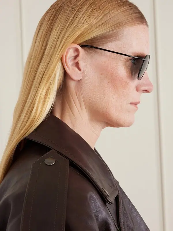 Saint Laurent Sl 864 Aviator Sunglasses - Black