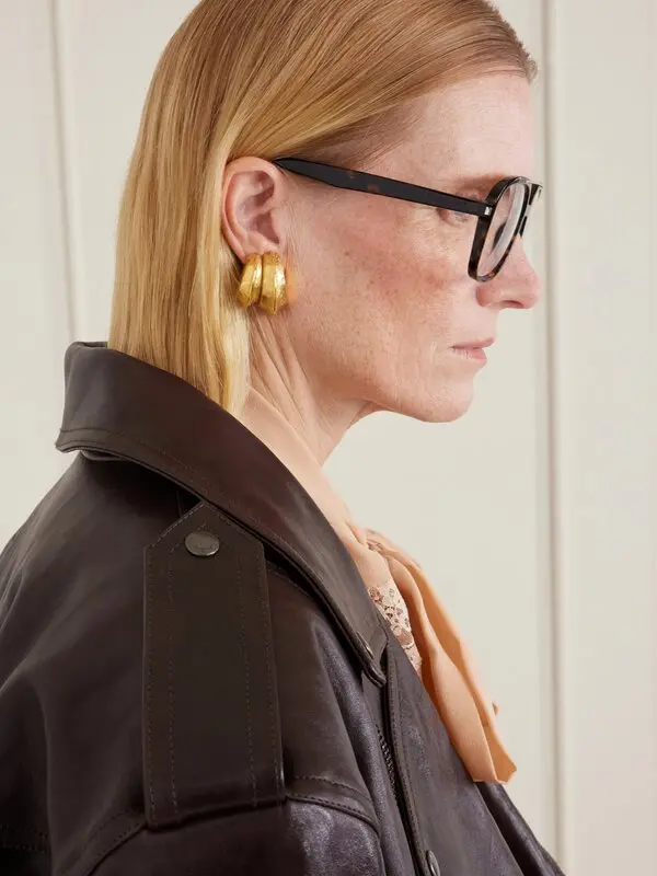 Saint Laurent Square-frame Acetate Glasses - Tortoiseshell