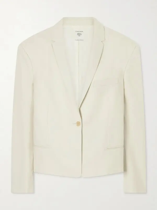 Calvin Klein Cordelia Wool-twill Blazer