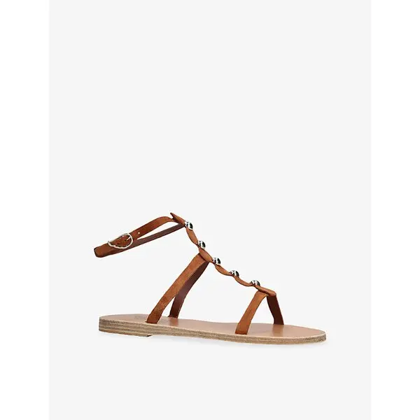 ANCIENT GREEK SANDALS Astria Stud Suede Sandals