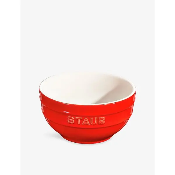 STAUB Brand-embossed Ceramic Bowl - Cherry