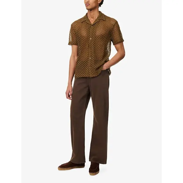 RAITH Marcos Open-knit Cotton Shirt