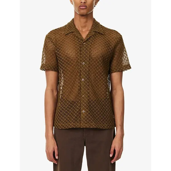RAITH Marcos Open-knit Cotton Shirt